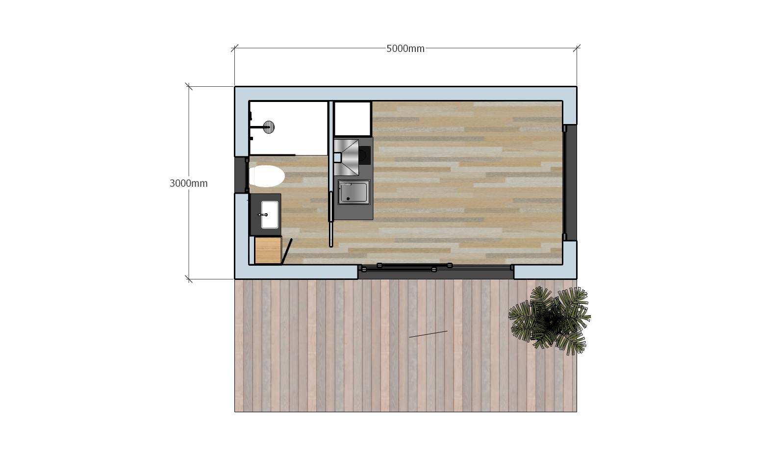 Studio de jardin 15 m2 : Plan & Exemples d'Aménagements