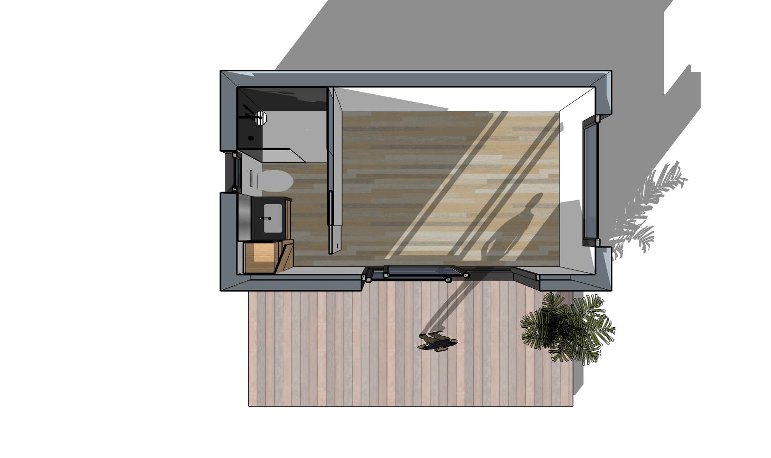 Studio de jardin 15 m2 : Plan & Exemples d'Aménagements